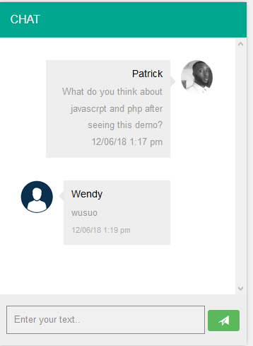 PHP/Javascript-Responsive Awesome Chat Or Messenger | SourceCodester
